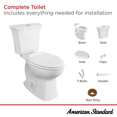 Edgemere® Two Piece Dual Flush 1 28 Gpf 4 8 Lpf And 1 0 Gpf 3 8 Lpf 12