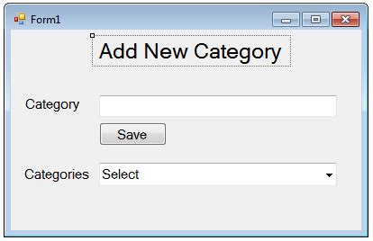 Save And Fill Data In A ComboBox In C And SQL Server FREE