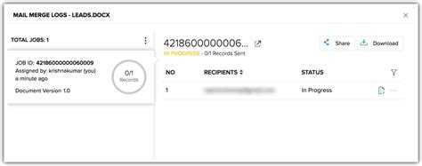 Mail Merge Templates Zoho Crm Help