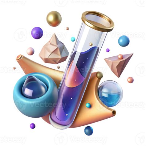 Extraordinary Traditional Glass Test Tube With Liquid Authentic