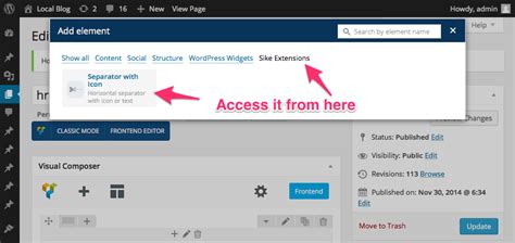 wpbakery page builder add on separator with icon by sike codecanyon