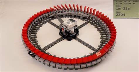 falling lego domino infinity loop borninspace