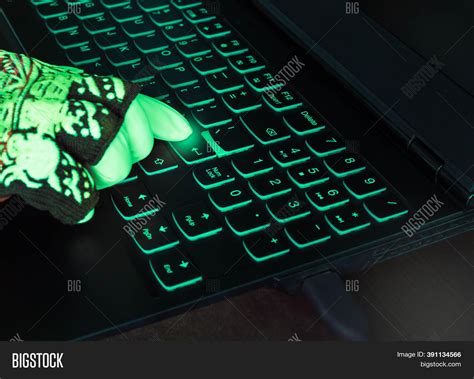 Close Hacker Hand Image Photo Free Trial Bigstock