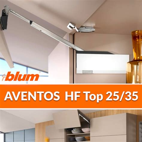 Складной подъемный механизм BLUM AVENTOS HF top 25/35 Белый, с ...