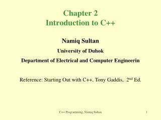 PPT Chapter Introduction To C Programming PowerPoint Presentation ID