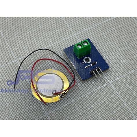 Jual Piezoelectric Piezo Vibration Sensor With Module Sensor Gerak Piezo Kota Surabaya