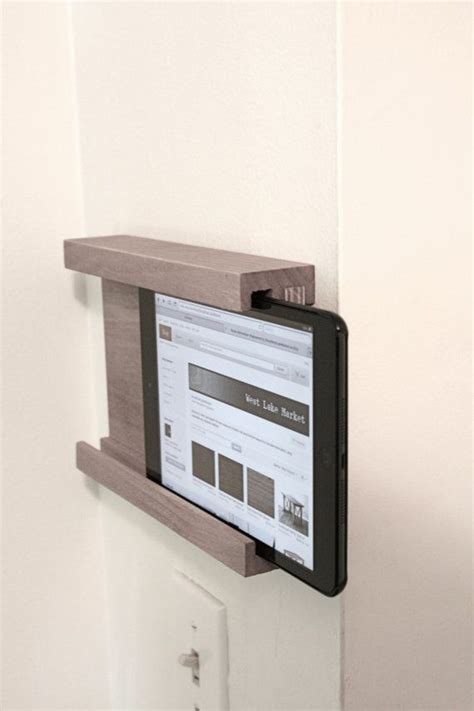 Image result for ipad wall holder and charger in 2019 | Ipad wall mount ...