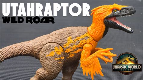 Jurassic World Rebirth Wild Roar Utahraptor Review Mattel