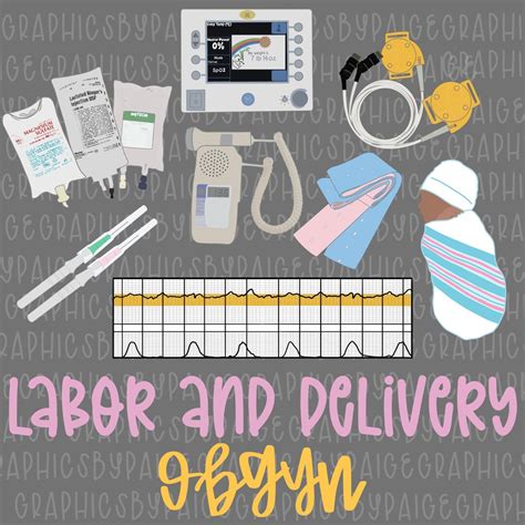 Labor And Delivery Obgyn Png Ob Nursing Clipart With Medical Tools