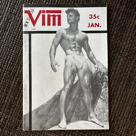 VIM Vol No Posing Strap Physique Art Photos Muscle Beefcake Male Figure Study Teens