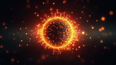 Premium Ai Image Digital Technology Planet Structure With Abstract