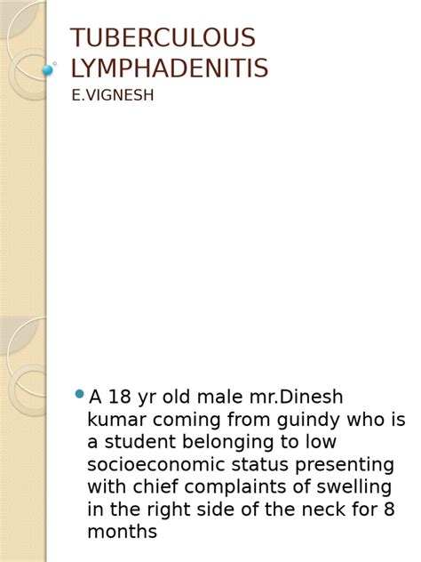 7 Tuberculous Lymphadenitis Pdf Edema Diseases And Disorders