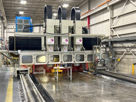 Fives Henri Liné Spindle 3 Spindle 5 Axis Gantry Mill