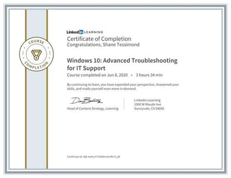 Windows 10 Mta Udemy Certificate Ppt