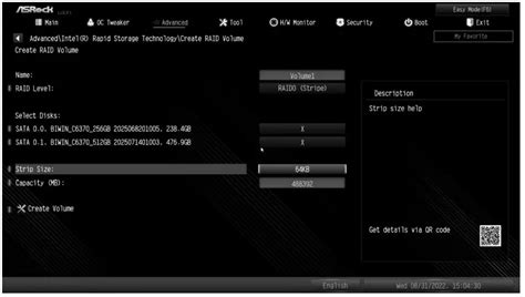 Asrock Raid Array Configuring Using Uefi Setup Utility Instructions