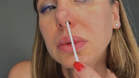 Melania Solar Swabs In The Nose ManyVids