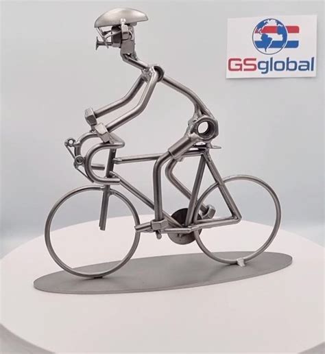 Wielrenner Metaal Kunst Metaal Beeld Fiets Sport Het Best Bol