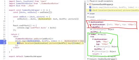 Reactjs Within The Map Array The Value Is Correct But When Prop Is