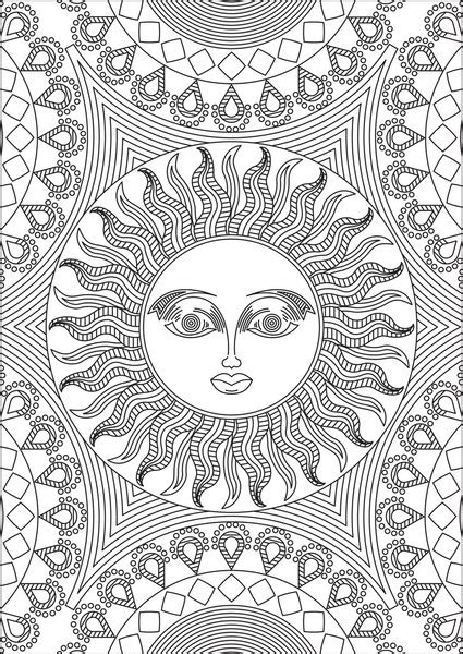 Tribal Design Coloring Pages