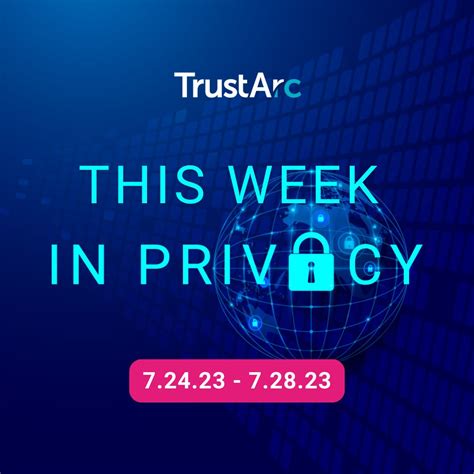 Trustarc On Linkedin Dataprotection Dataprivacy Thisweekinprivacy