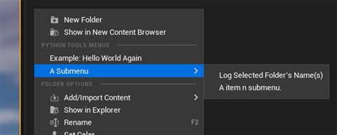 Add Menu Items To Unreal Editor Tacolor