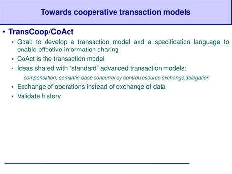 Ppt Cooperative Transaction Model Powerpoint Presentation Free Download Id6389684