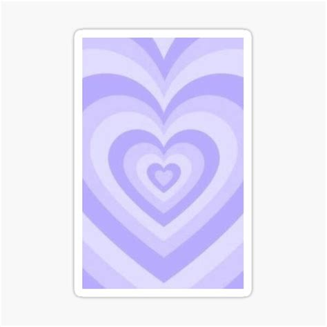 Purple Hearts Sticker For Sale By Blxssomuwu Redbubble