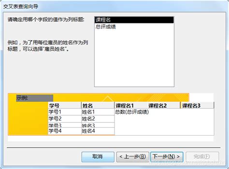 571 使用向导创建交叉表查询交叉表查询向导ngbshzhn的博客 Csdn博客
