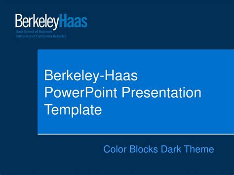 Berkeley Slides Template