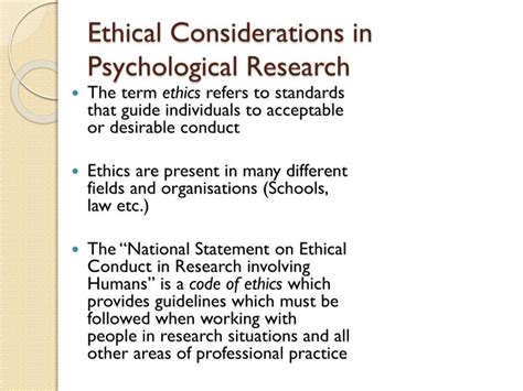 Ethical Considerations