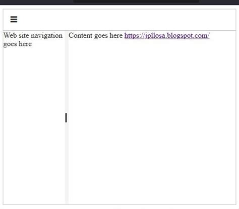 Code Samples Kendo Splitter Burger Menu Example