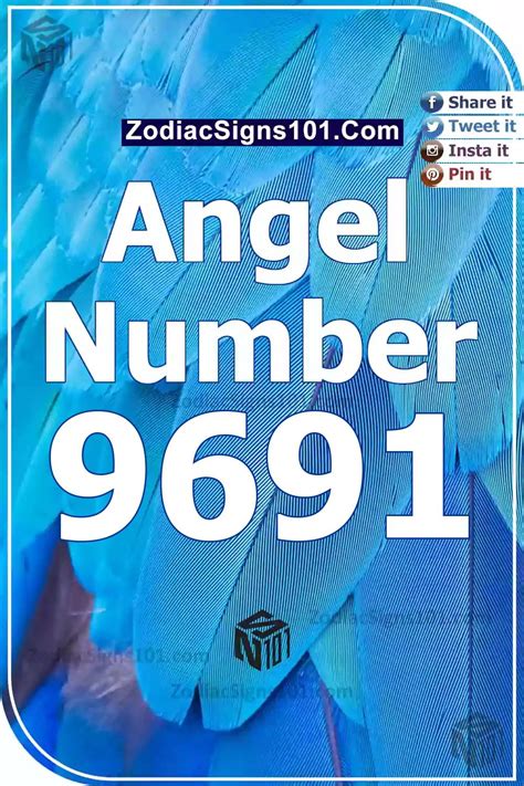 9691 Angel Number Spiritual Meaning And Significance - ZodiacSigns101