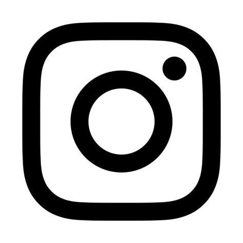 Instagram Logo Black Vector Art Icons And Graphics For Free Download