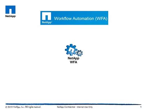 Ppt Netapp Wfa Powerpoint Presentation Free Download Id6888821
