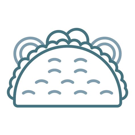 Premium Vector Taco Flat Illustration