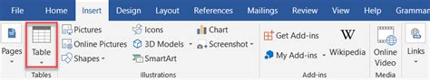 Create Accessible Tables In MS Word ESAIL