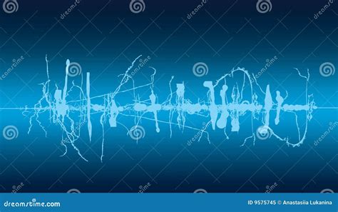 Pulse Glow Stock Vector Illustration Of Address Funky 9575745