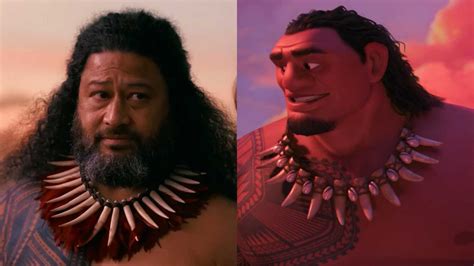 How Every Moana Character Looks In Live Action Vs Animation So Far