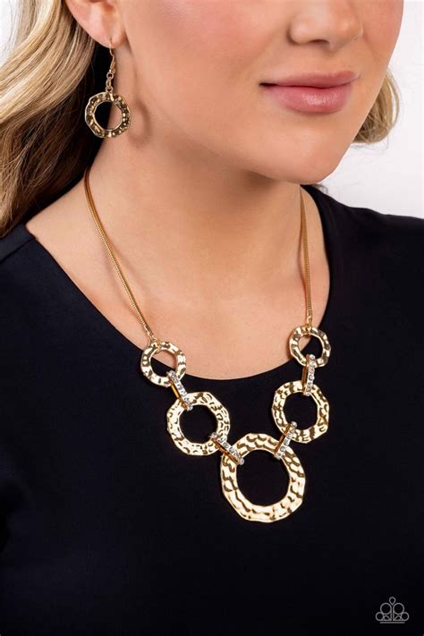 paparazzi rounded redux gold necklace a finishing touch jewelry