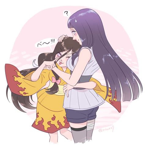 Naruto Fanart Hyuuga Hinata And Hyuuga Hanabi