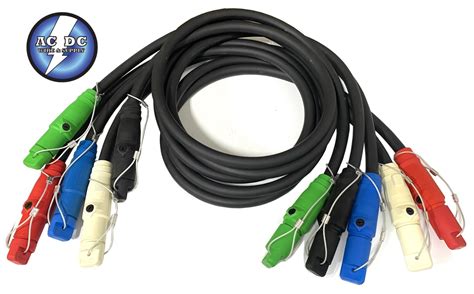 Cam Lock 4 0 Type Sc Entertainment Generator Power Cables 5 Cable Set