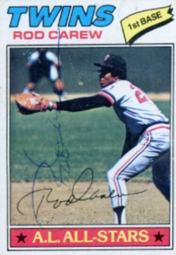 Rod Carew Autographs And Memorabilia Sports Baseball