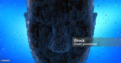 회로 배경을 가진 추상 바이오닉 로봇 헤드 3d 일러스트 렌더 3차원 형태에 대한 스톡 사진 및 기타 이미지 3차원 형태 4k해상도 가상현실 Istock