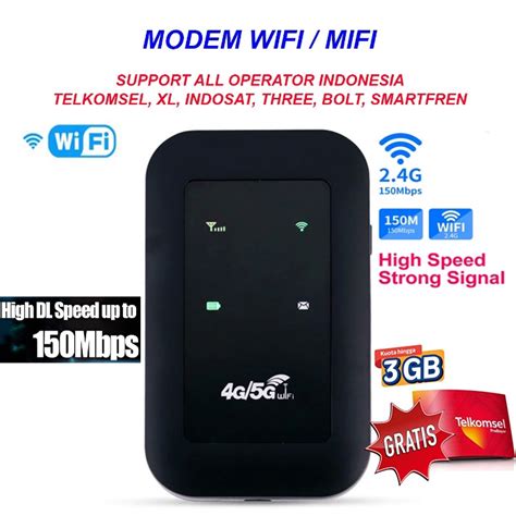 Jual Modem Wifi Modem Mifi G Lte G Unlock All Operator Shopee Indonesia