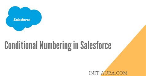 conditional numbering in salesforce