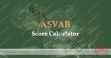 Asvab Score Calculator A Complete Guide Asvab Prep