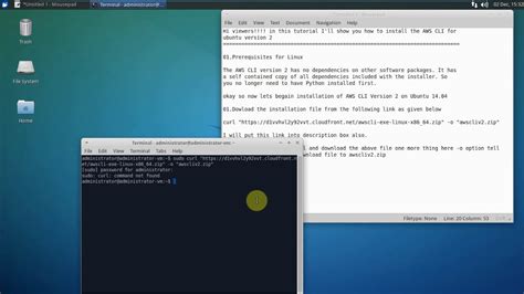 How To Install Aws Cli Version 2 On Ubuntu Youtube
