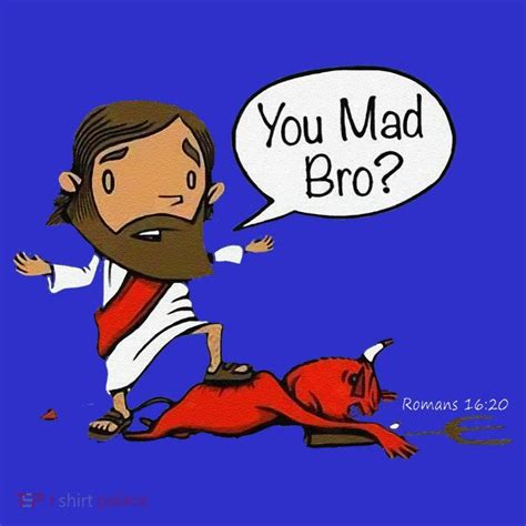 You Mad Bro Funny Jesus Womens Tank Top Teeshirtpalace