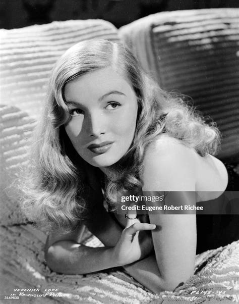 American Actress Veronica Lake The Forties Film Star With The