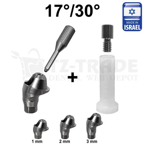 Angled Multi Unit Abutment 17° 30° Nobel Active Np With Plastic Sleeve